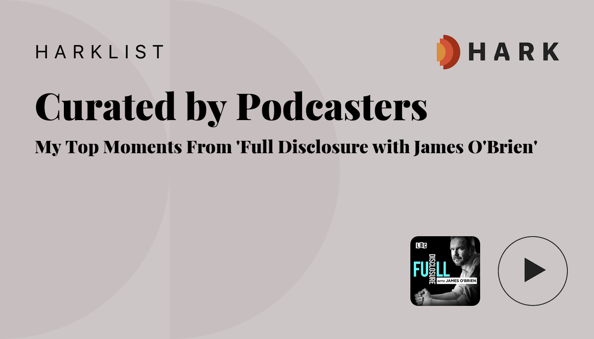 'Full Disclosure' Podcast: A Roundup of Podcast Moments